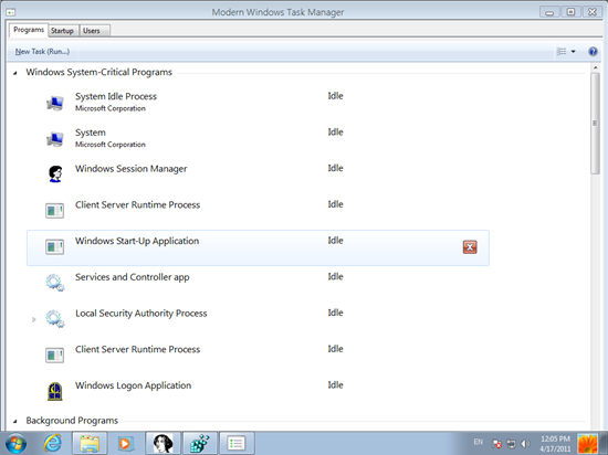 Windows 8 New Task Manager Revealed